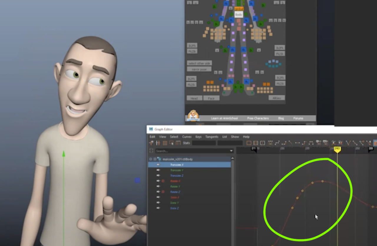 Cleaning Up Curves: Splining 101 – AnimSchool Blog
